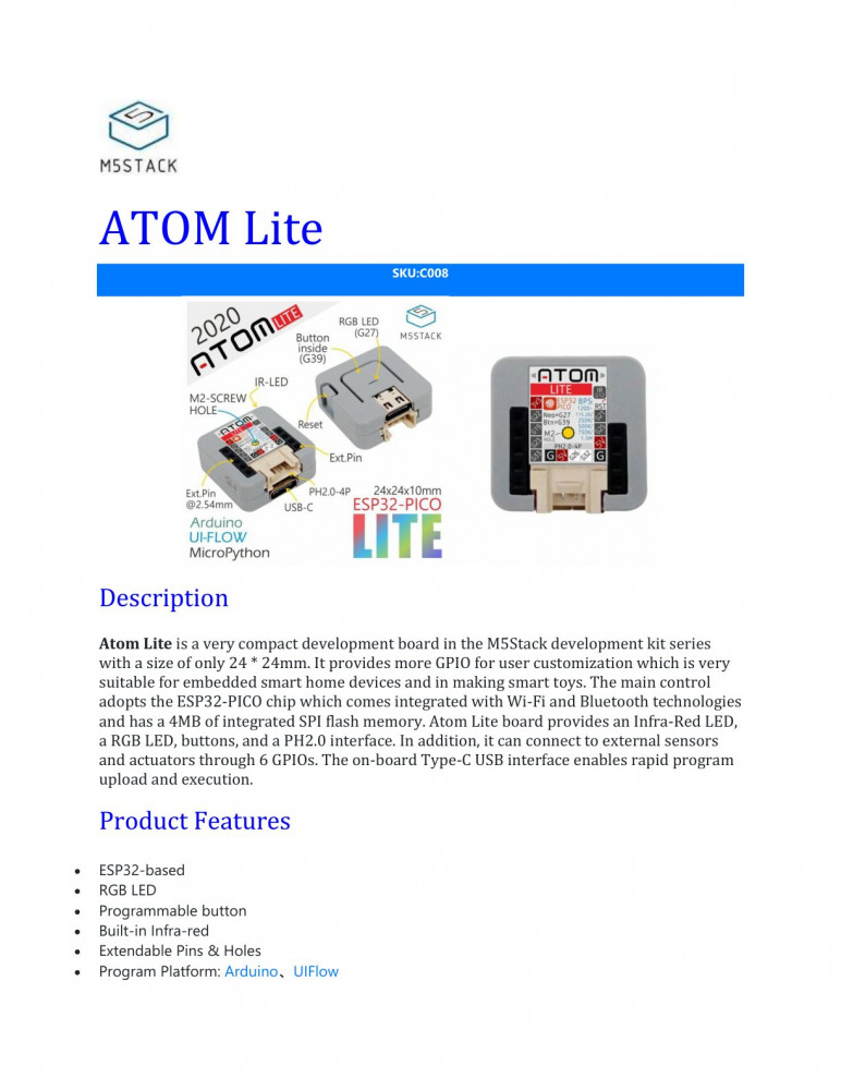 ATOM Lite technical document image 1
