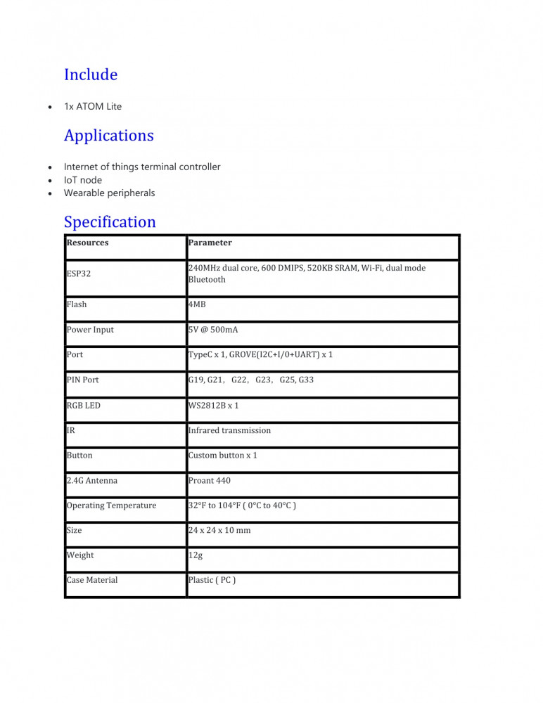 ATOM Lite technical document image 2