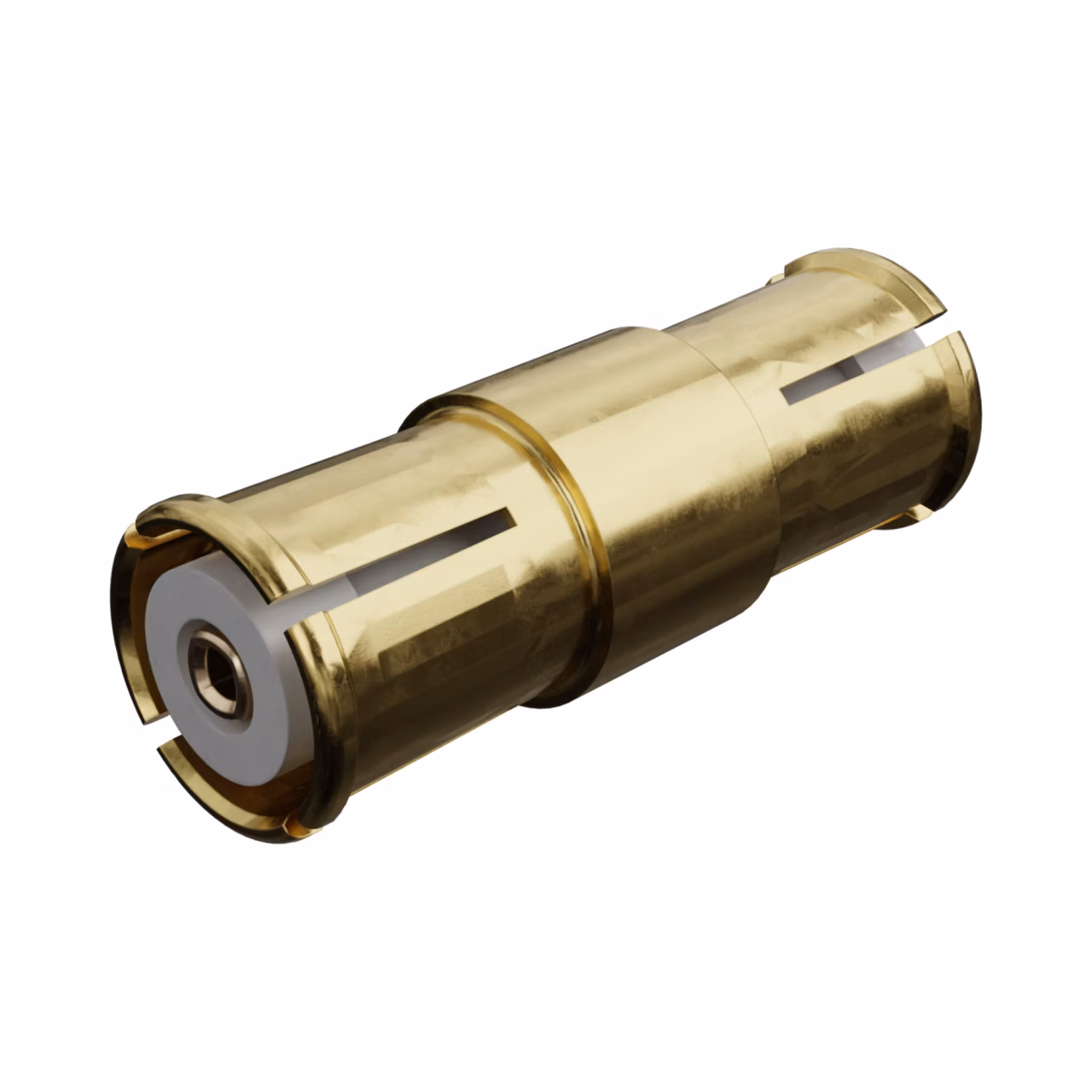 SMP-MAX Jack-to-SMP-MAX Jack Adapter, 11.35mm Length, Gold (Au) Plating, 20 Pieces per Tray, 50 Ohms for sale