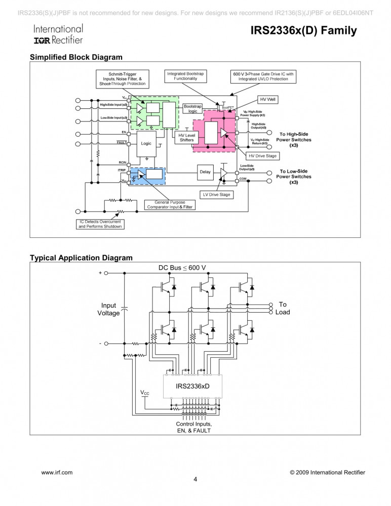 IRS2336DSTRPBF datasheet page 4