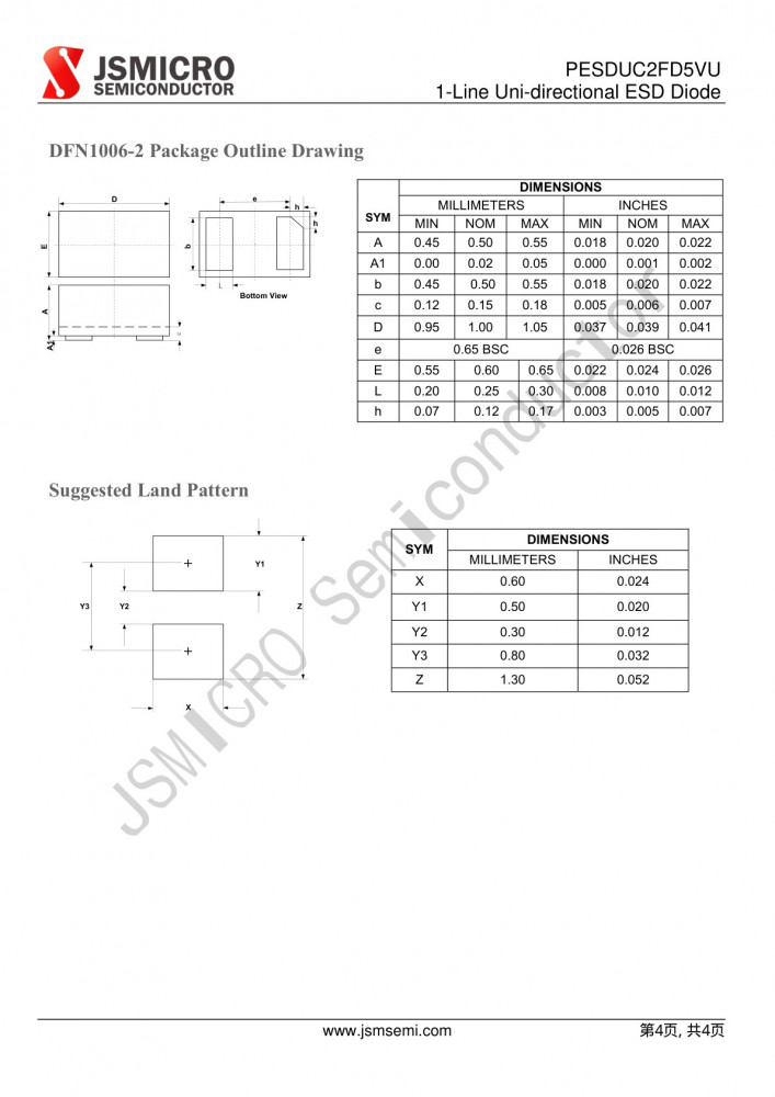 PESDUC2FD5VU datasheet page 4