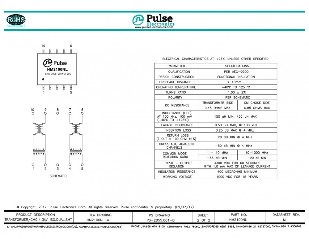 HM2100NLT datasheet page 2