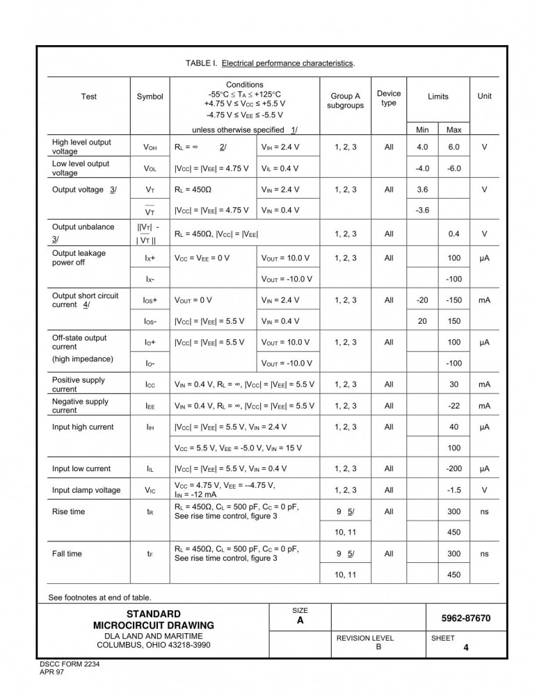 26LS29/BEA technical document page 5