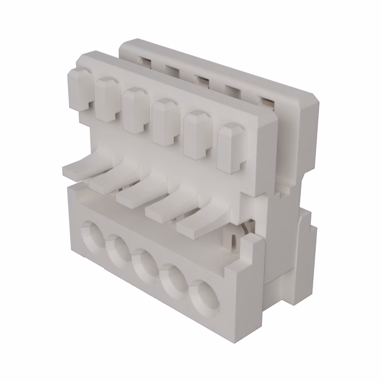 Appli-Mate RAST 2.5 IDT Connector, 5.00mm Pitch, Direct/Indirect, Female, Beaded Terminal, 4 Circuits, All Position Keys, Open Endwalls, Zeus Housing for sale