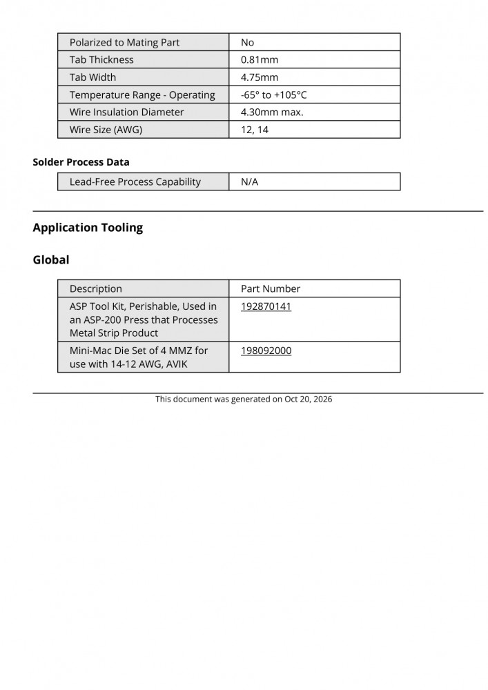 MOLEX 190190056 product document, page 3
