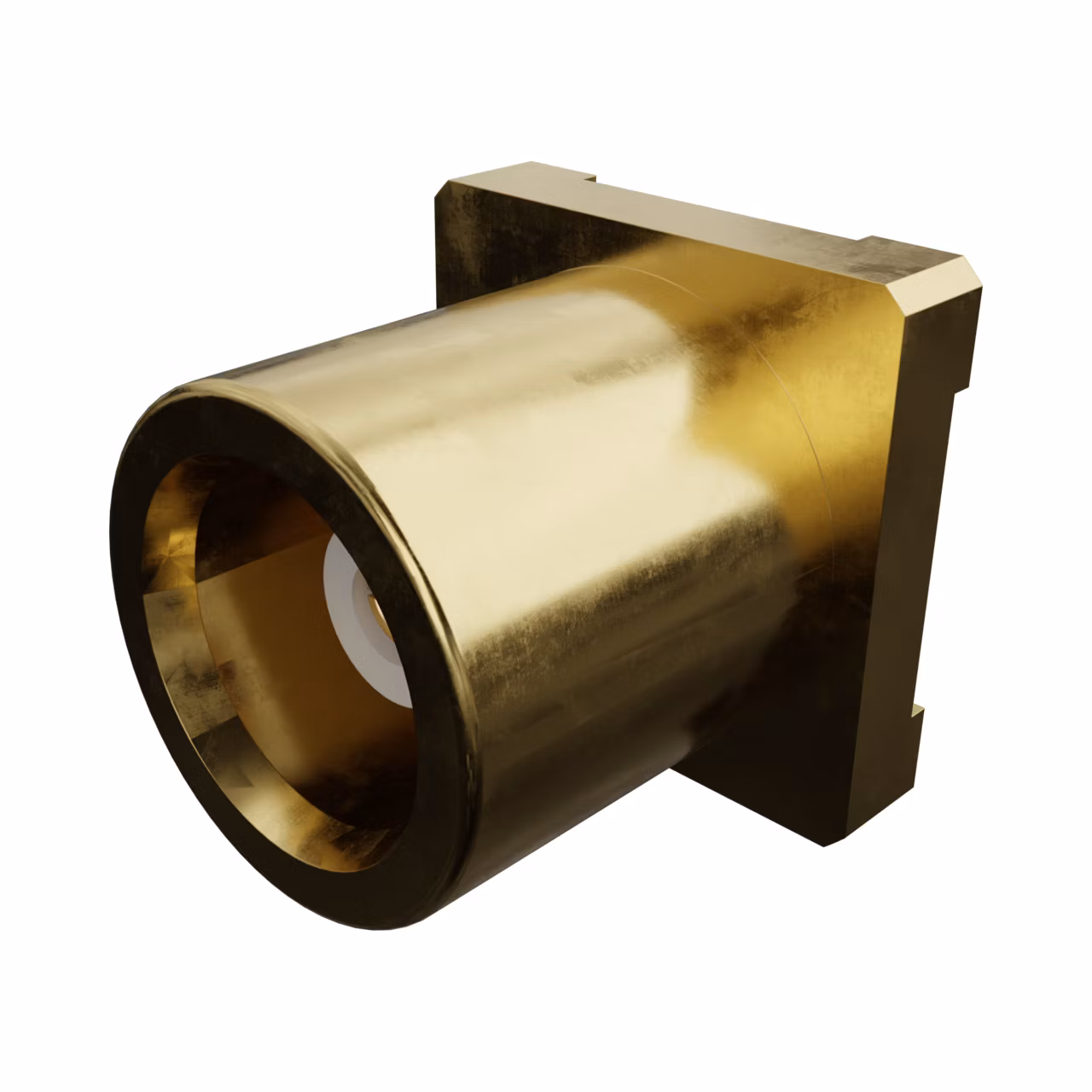 MCX Jack, Straight, PCB Receptacle, Surface Mount, Brass Body, Gold (Au) Plated, Bag, 50 Ohms for sale