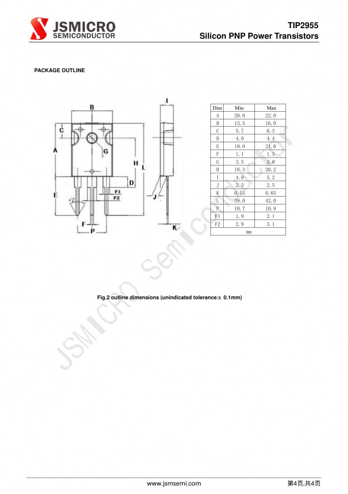 TIP2955 datasheet page 4