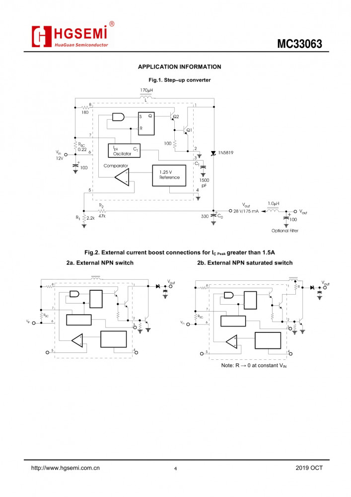 MC33063M/TR datasheet page 4