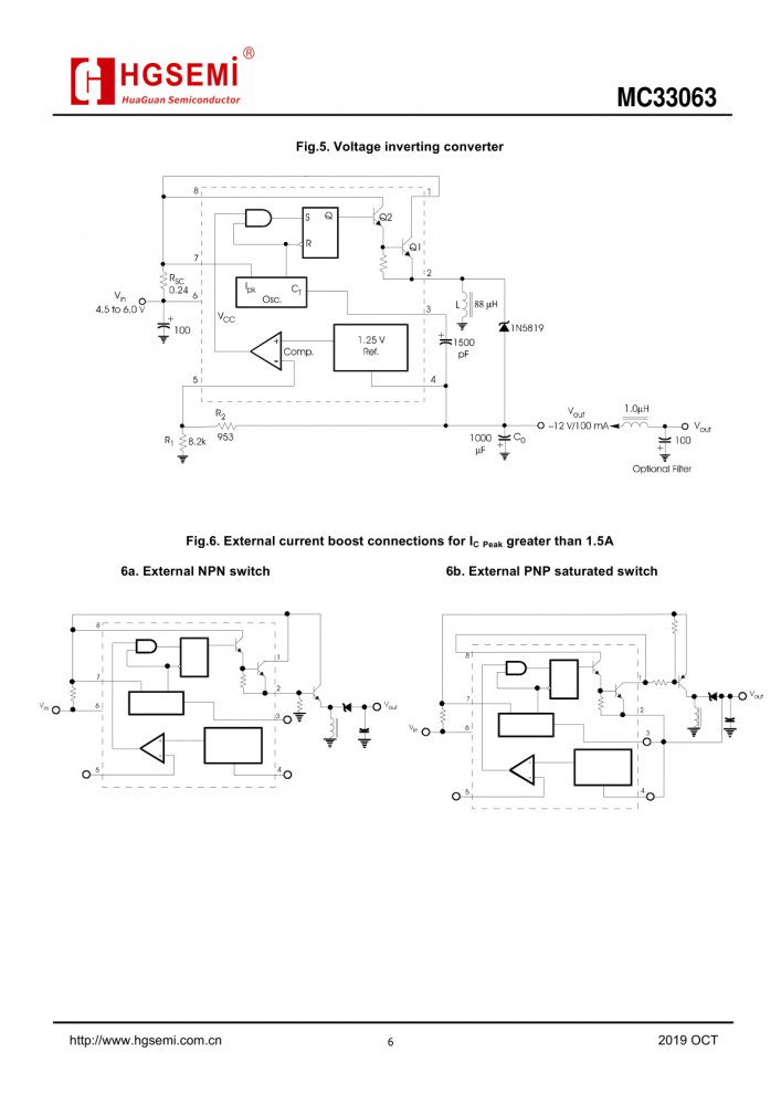 MC33063M/TR datasheet page 6