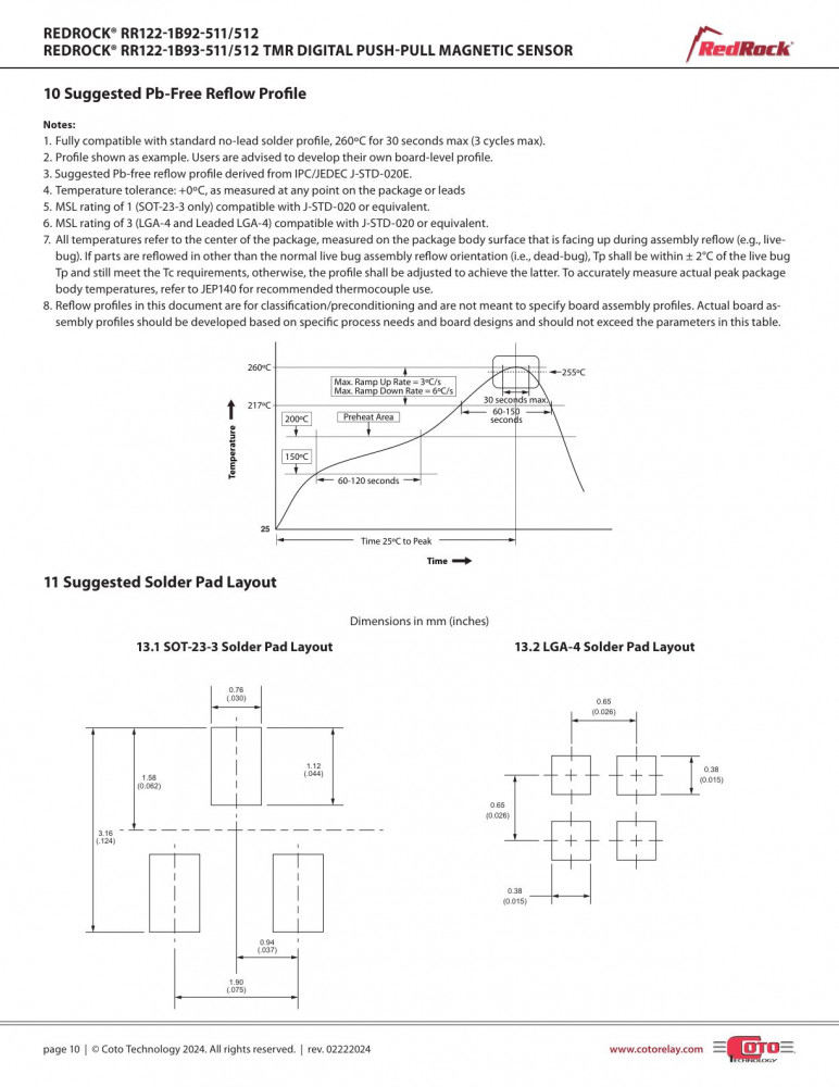 RR122 datasheet preview page 10