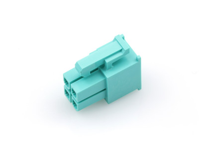 Mini-Fit Versa Color Receptacle Housing, Dual Row, Nylon 6/6 UL 94V-0, 8 Circuits, Glow-Wire Capable, Blue
