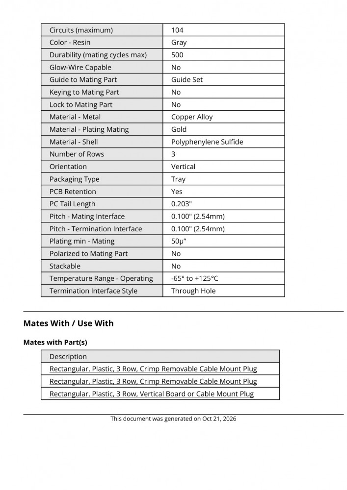 WG104PD13SY technical document image, page 2