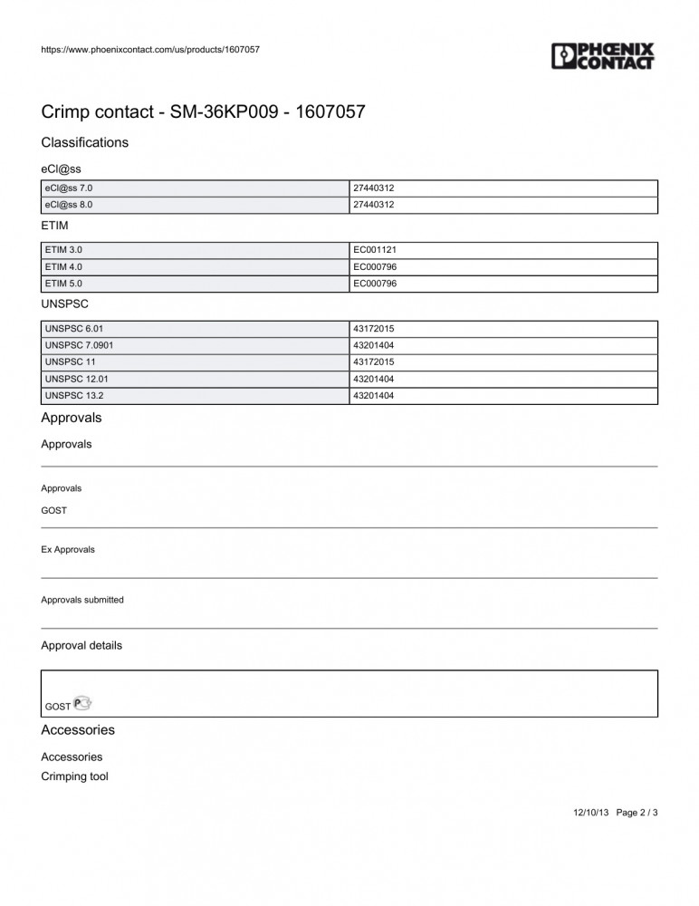 Phoenix Contact 1607057 product document page 2