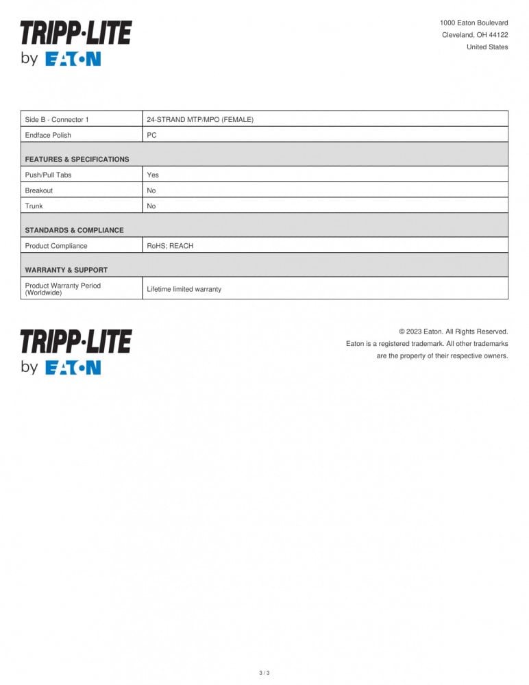 EATON N846-02M-24-P technical document page 3