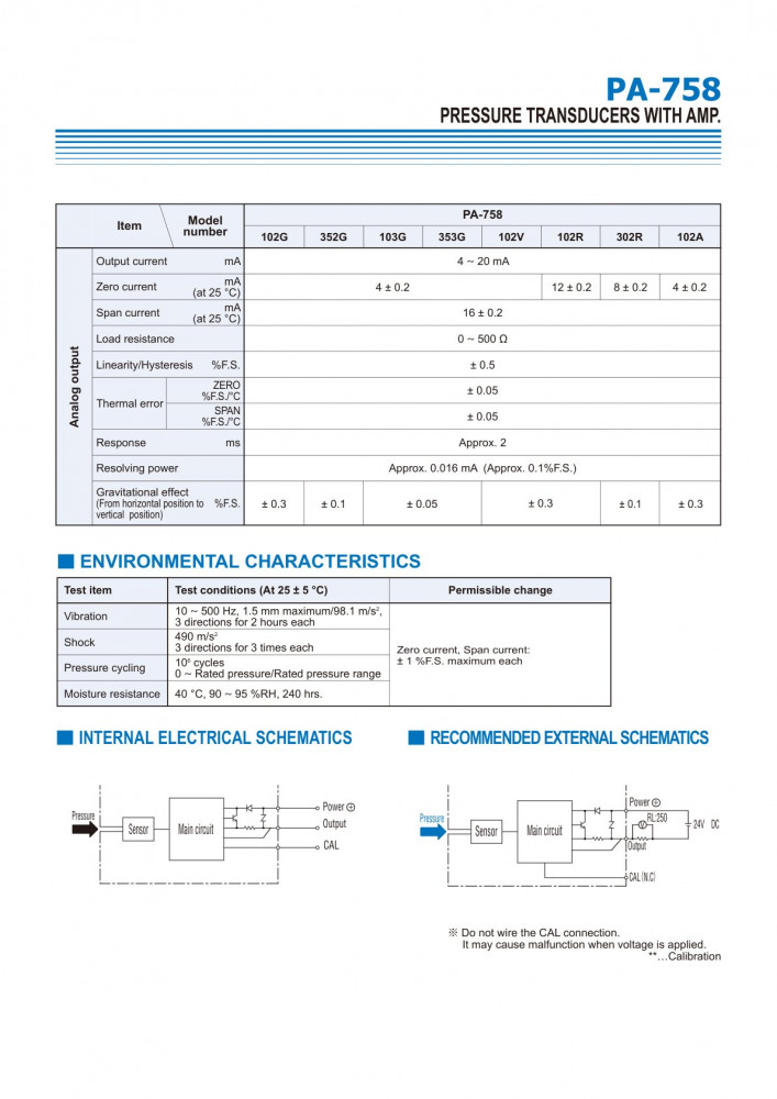 PA-758 technical document page 3