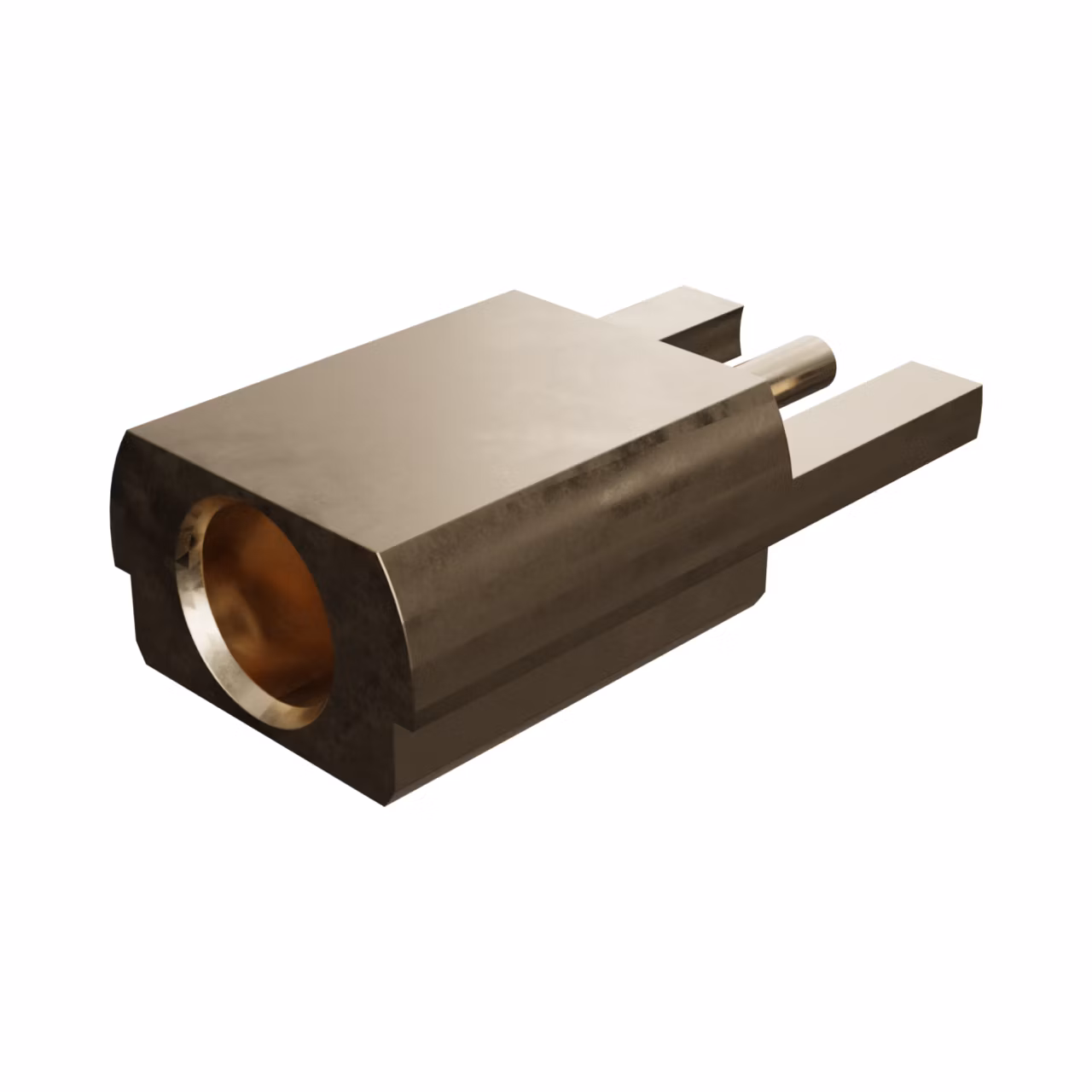 SSMCX Jack, Straight, PCB Receptacle, Edge Mount, Beryllium Copper Body, Gold (Au) Plated, Non-Magnetic, Tape and Reel, 50 Ohms for sale