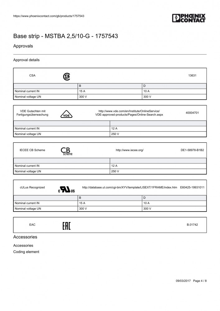 Phoenix Contact 1757543 technical document page 4