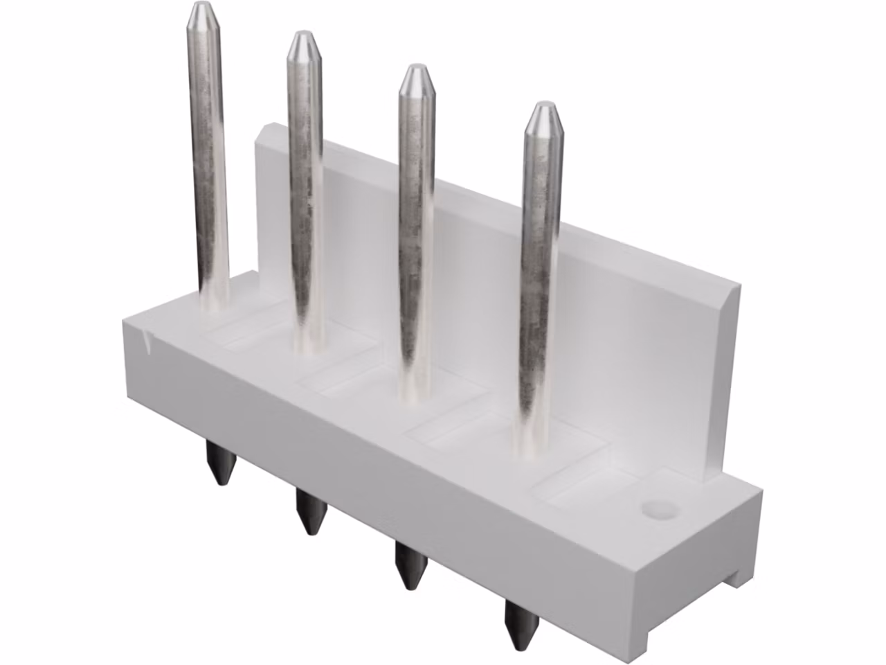 KK Header, Vertical, with Polarizing Backwall, 5 Circuits, Tin (Sn) Plating, Circuit 5 Voided for sale