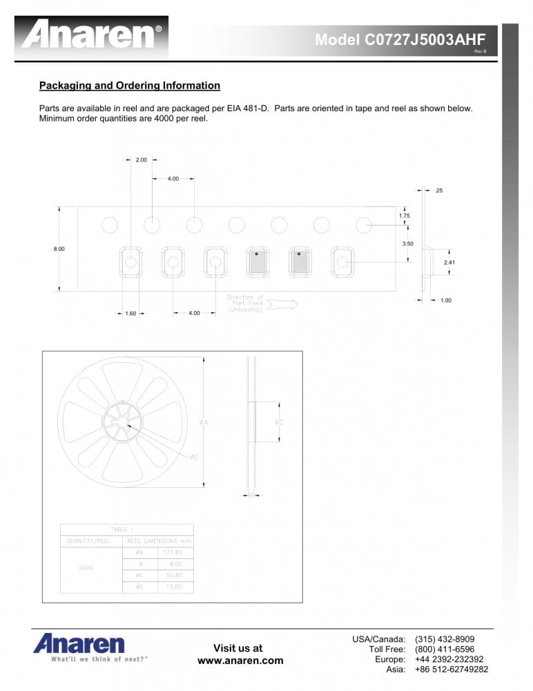 C0727J5003AHF technical document page 5