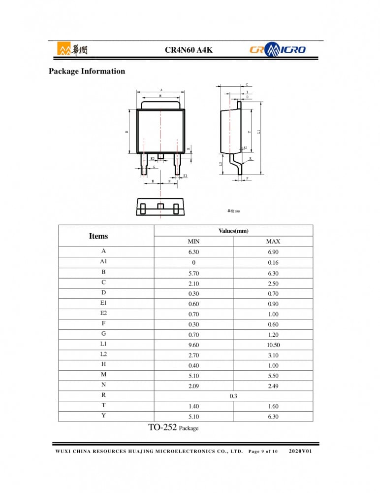 CR4N60A4K datasheet page 9