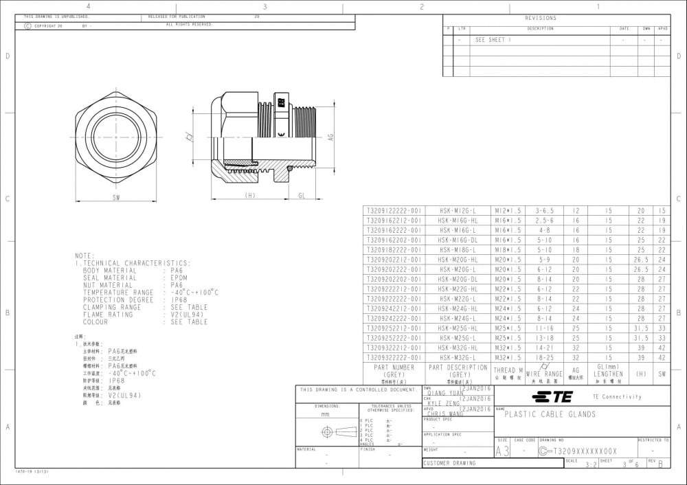 T3209251212-001 technical drawing page 3
