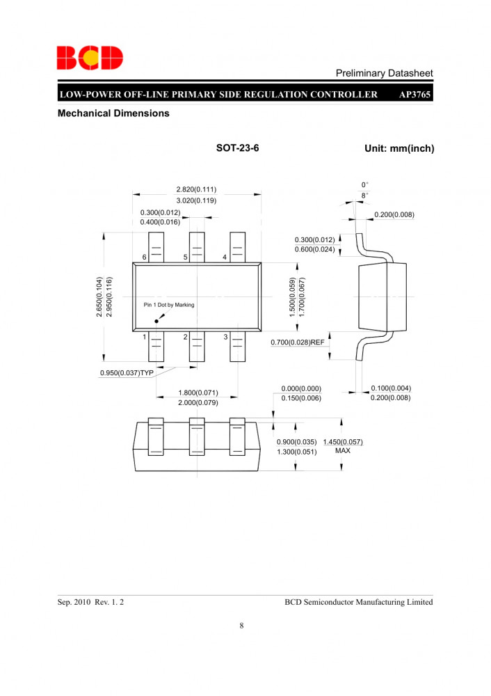 AP3765 technical document page 8