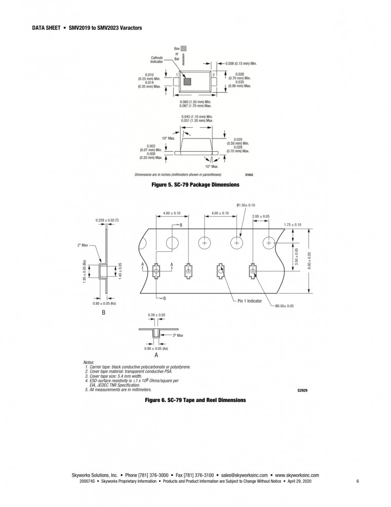 SMV2019-000 datasheet page 6
