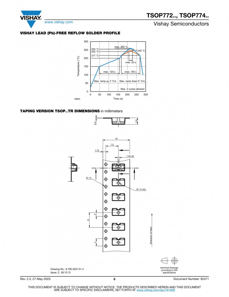 TSOP77438TT technical document page 8