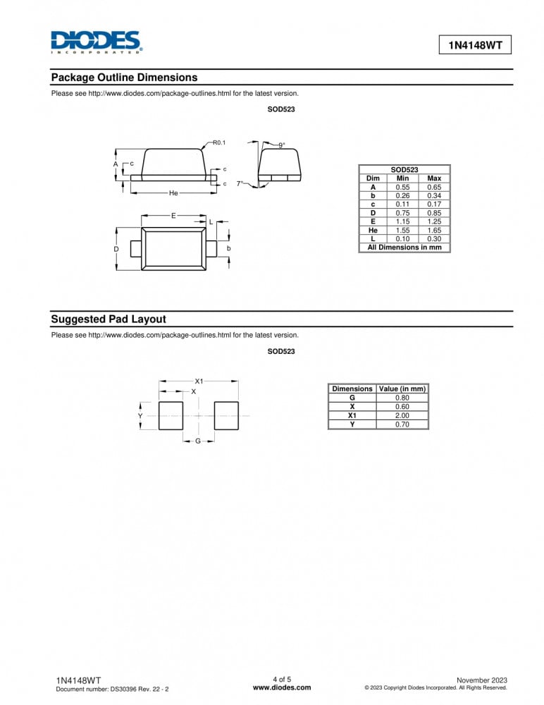 1N4148WTQ-7 datasheet page 4