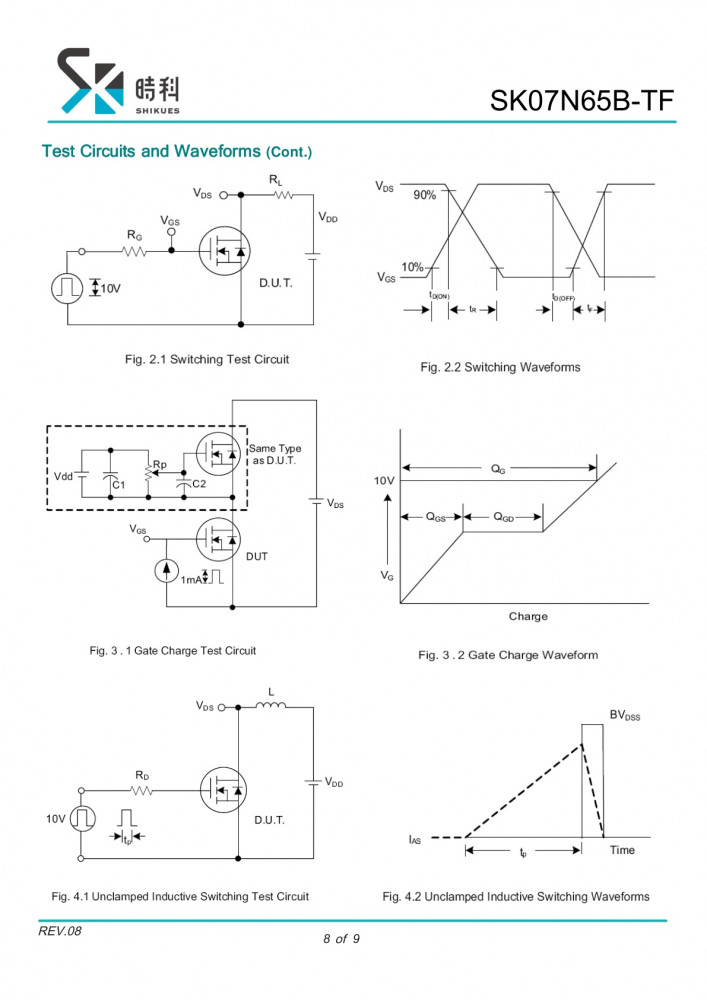 SK07N65B-TF datasheet page 8