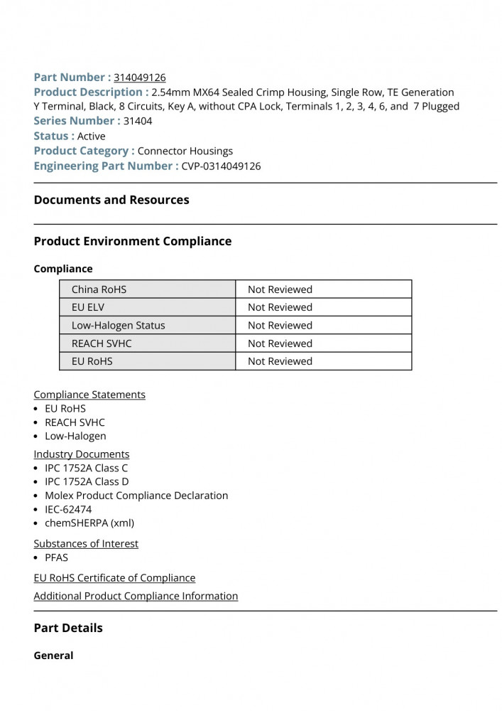 Product document preview, page 1