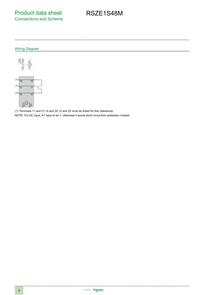 RSZE1S48M product documentation page 4