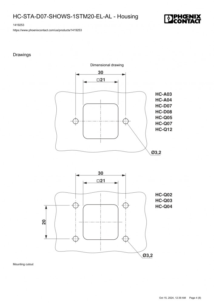 Phoenix Contact 1419253 documentation page 4