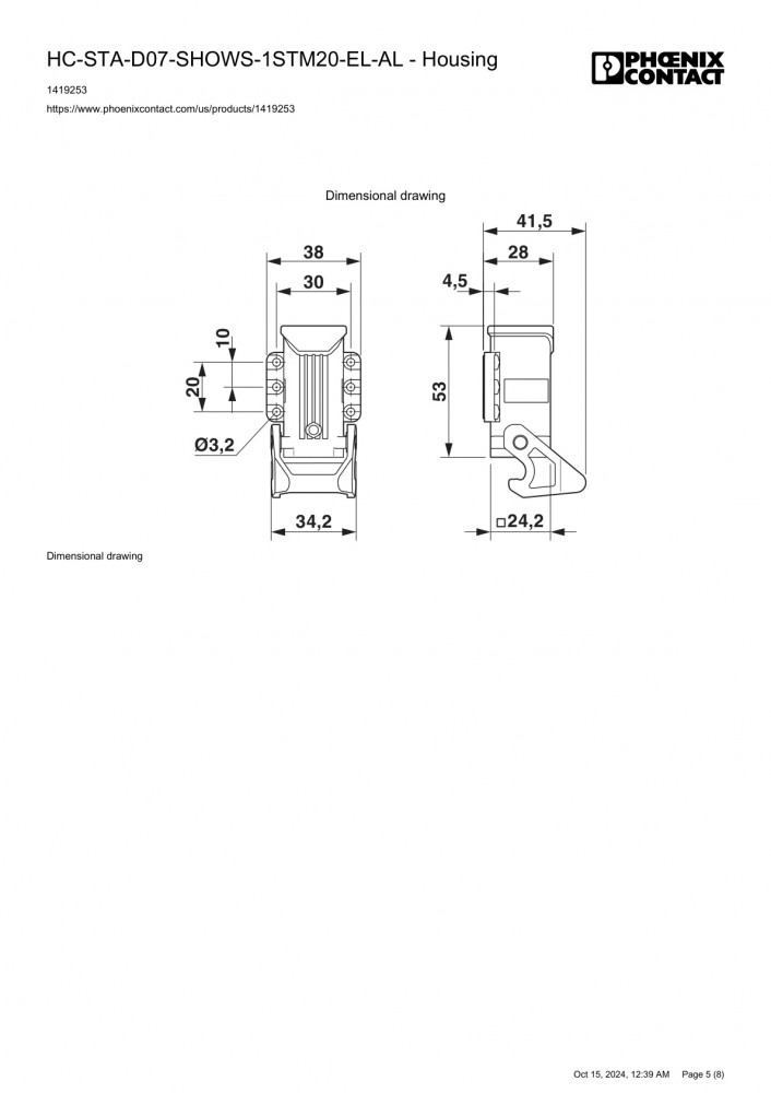 Phoenix Contact 1419253 documentation page 5