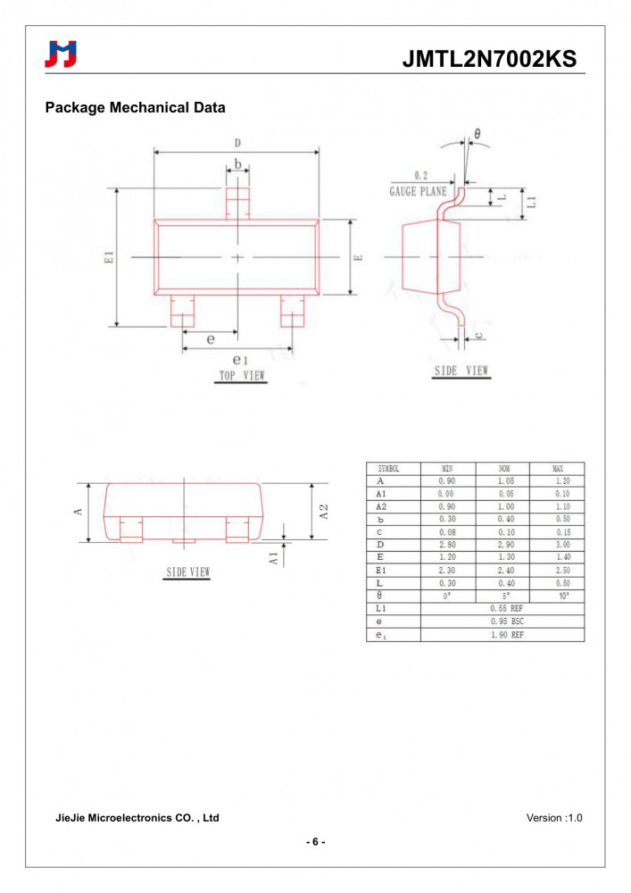 JMTL2N7002KS datasheet page 6