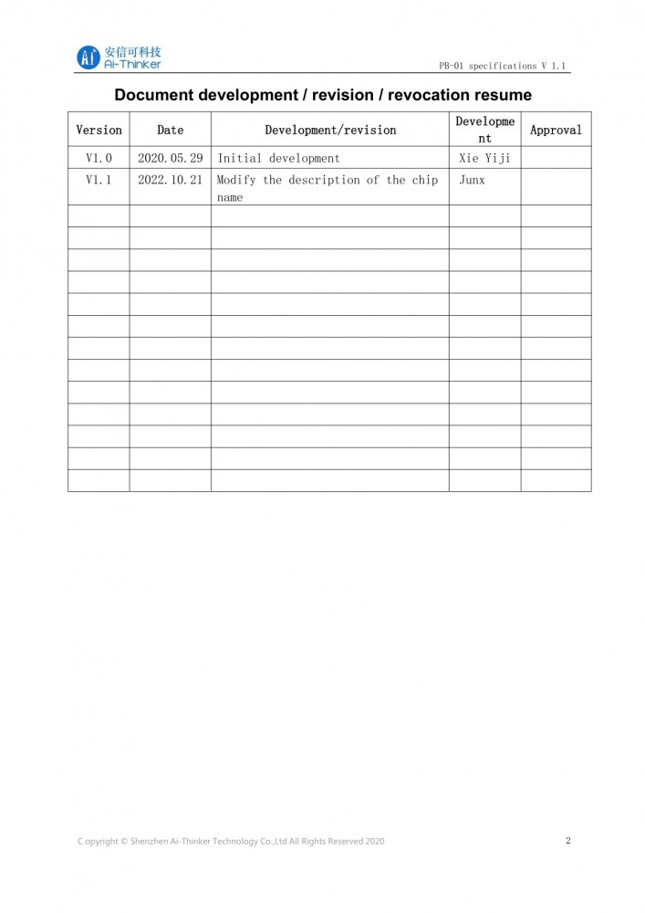 PB-01 datasheet page 3