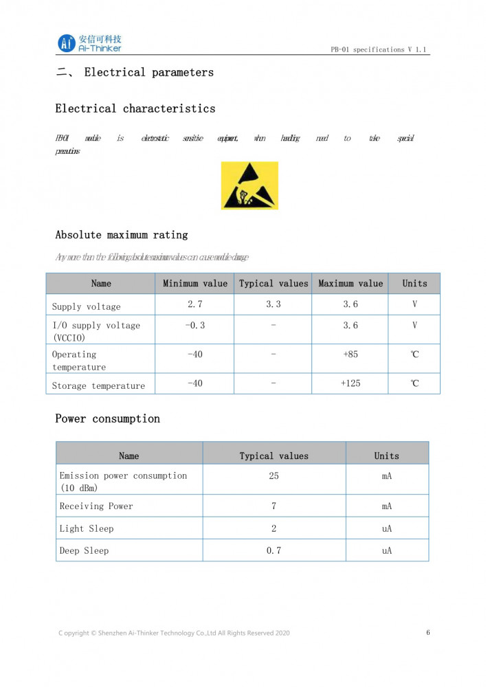 PB-01 datasheet page 7