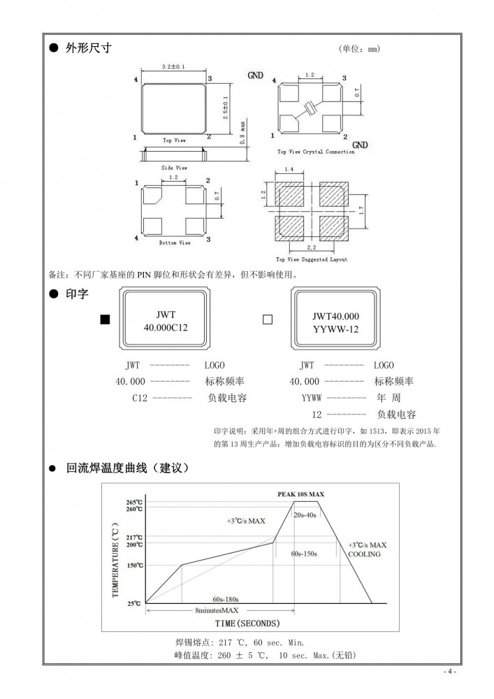 JWT CF4040M00012 specification page 5