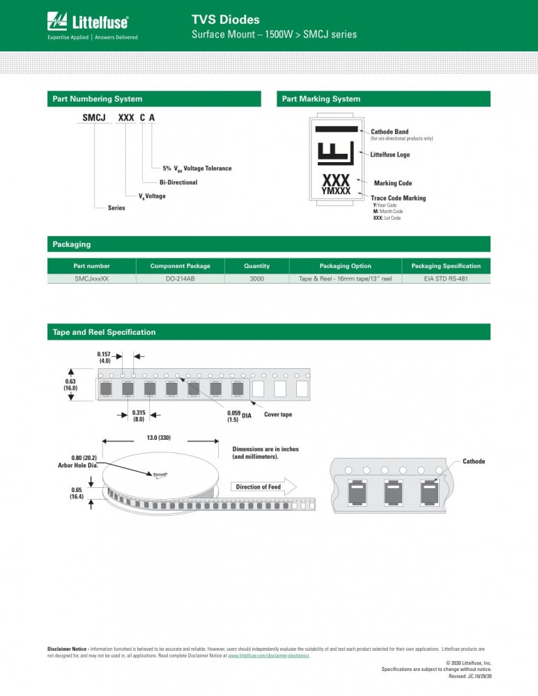 SMCJ54CA datasheet page 6