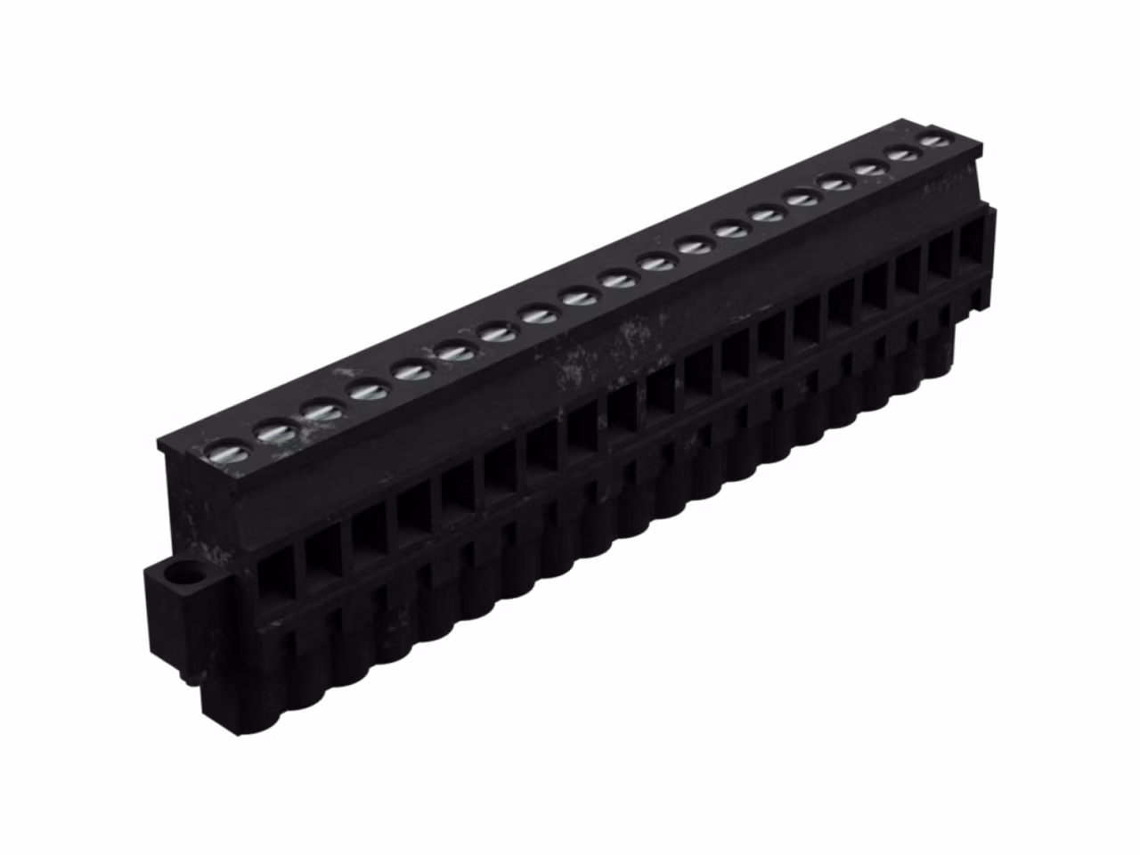 5.00mm Pitch Eurostyle Vertical Plug, with Retention Screws, Rear Wire Entry, Gold (Au) Plated, Black, 19 Circuits for sale