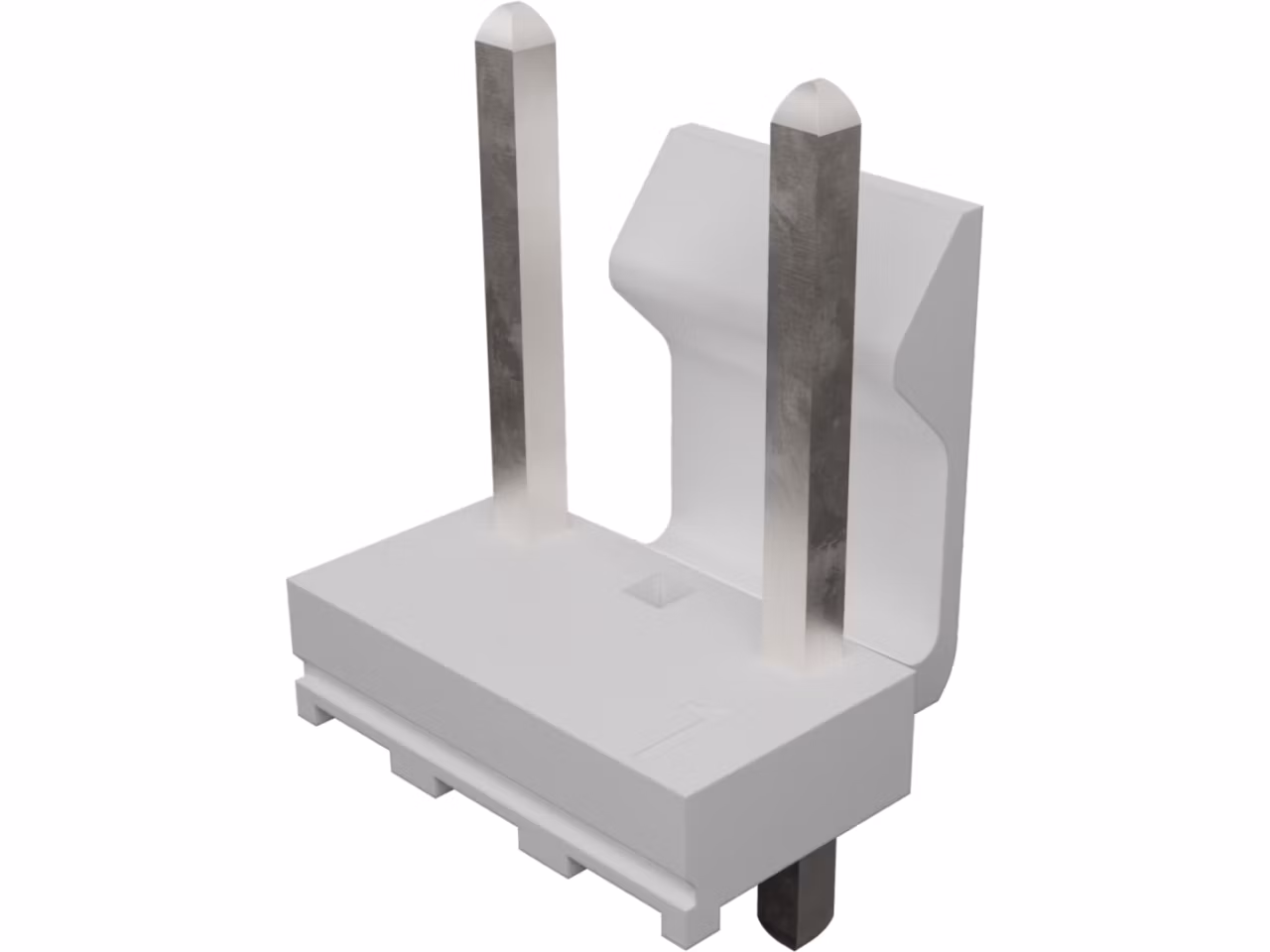 KK 396 Header, Vertical, Friction Lock, 3 Circuits, Tin (Sn) Plating, with Circuit 2 Voided for sale