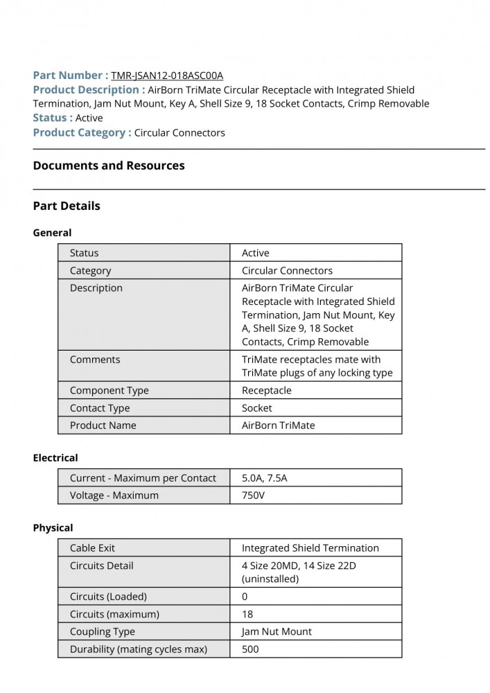 Technical document image 1 for TMR-JSAN12-018ASC00A
