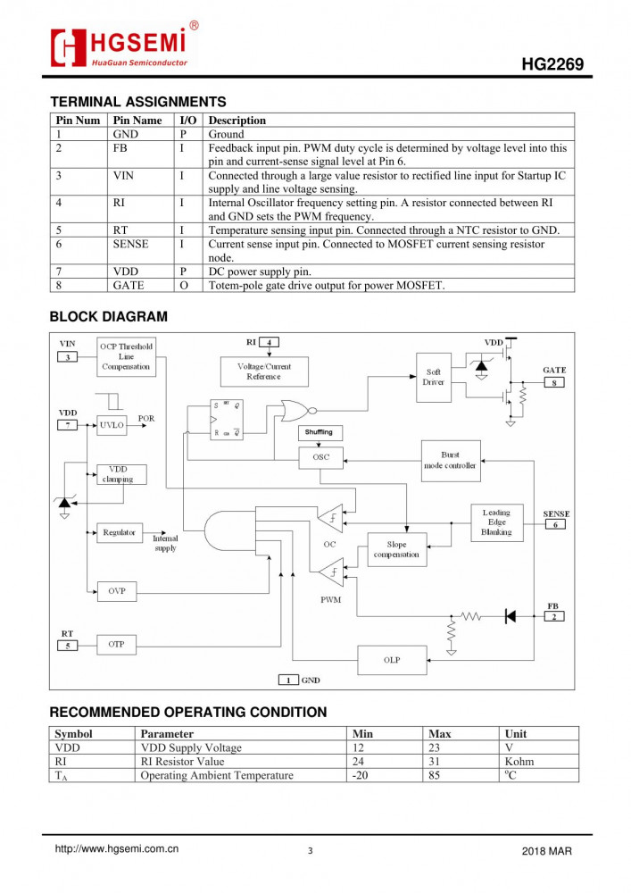 HG2269 datasheet page 3