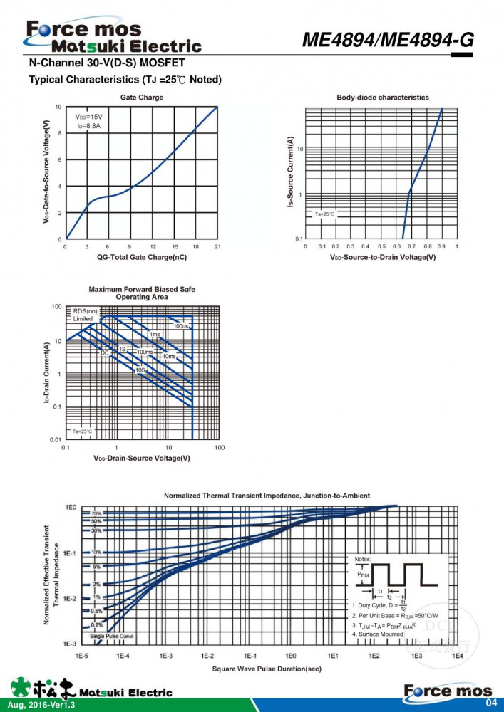 ME4894-G datasheet page 4 preview