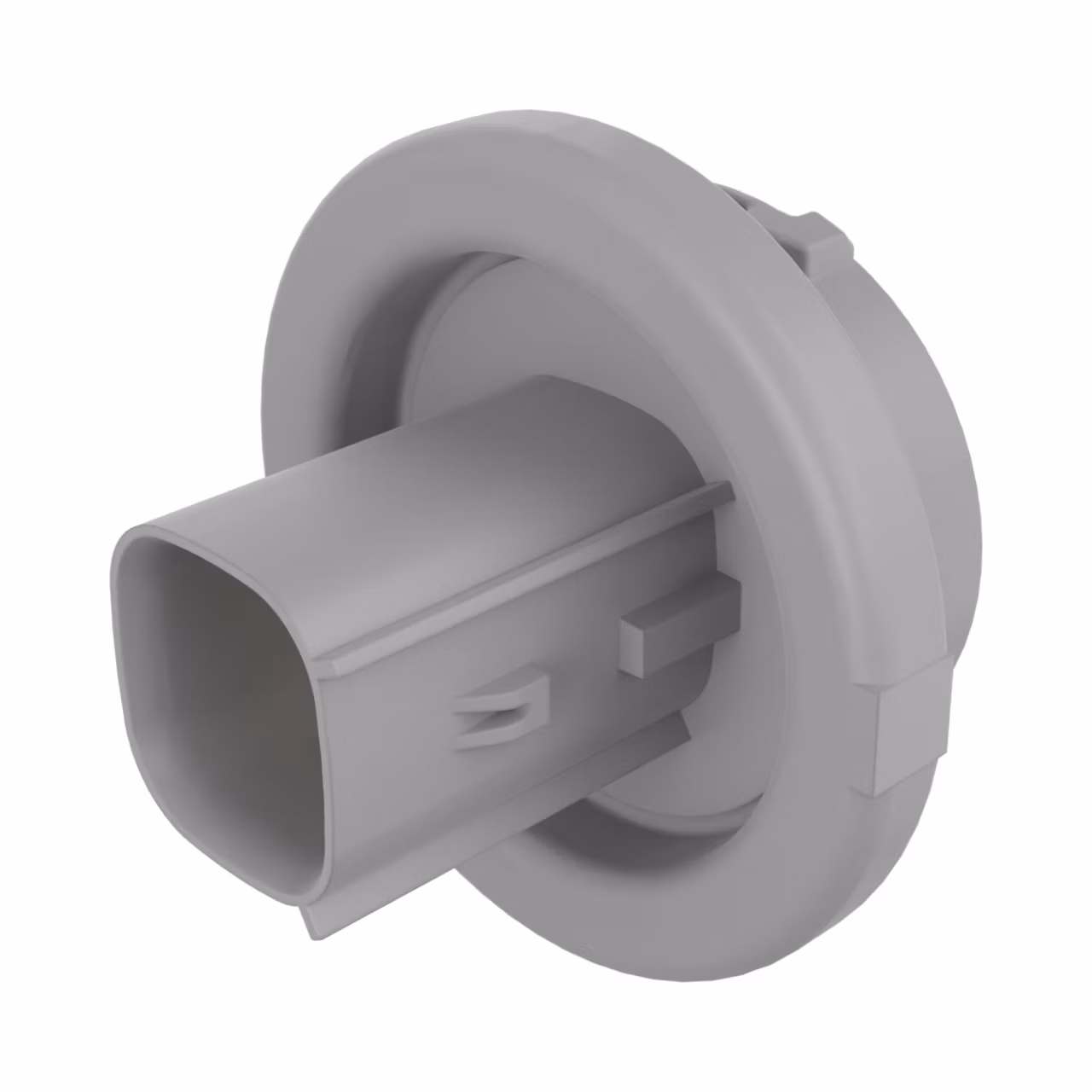 MX150 Male Connector Assembly, Bulkhead Twist-Lock, Mat-Sealed Compatible, Dual Row, 6 Circuits, Keying Option B, Light Gray for sale