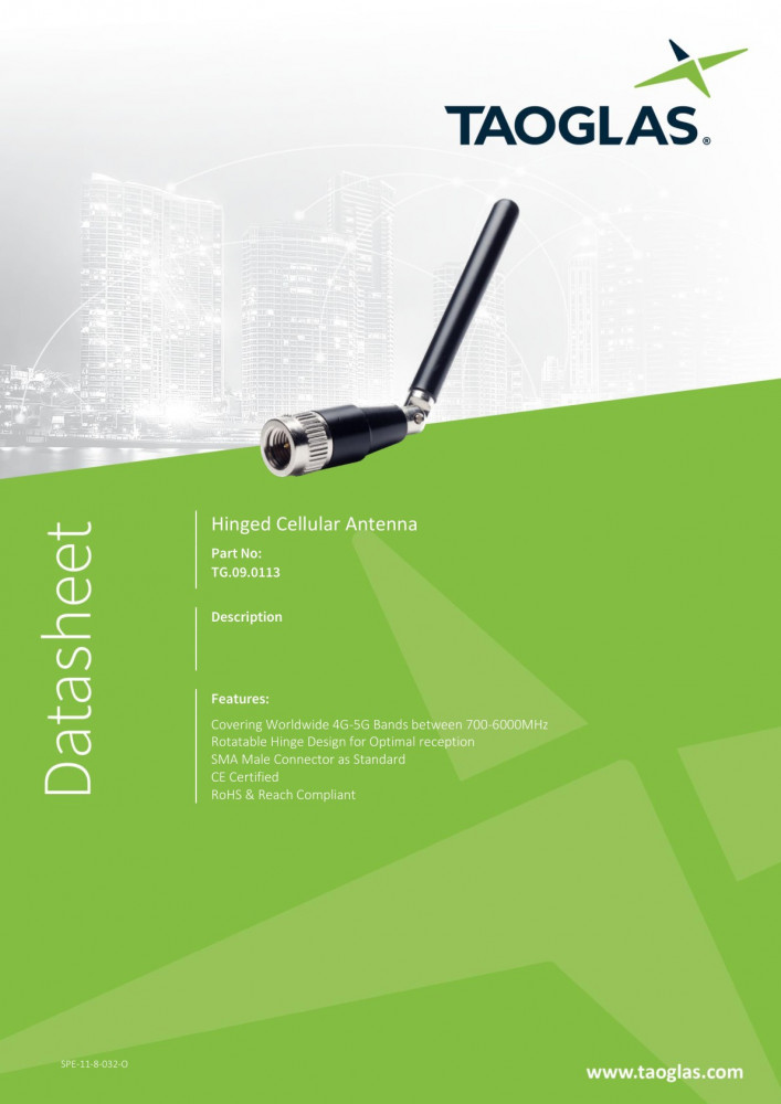 TG.09.0113 datasheet page 1