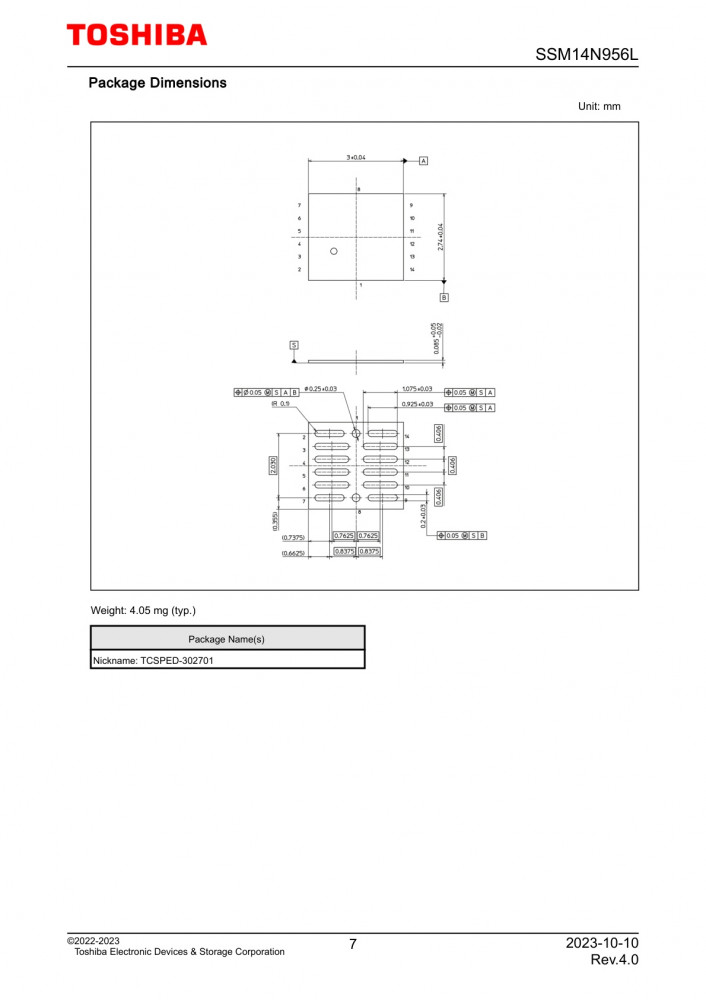 SSM14N956L datasheet page 7