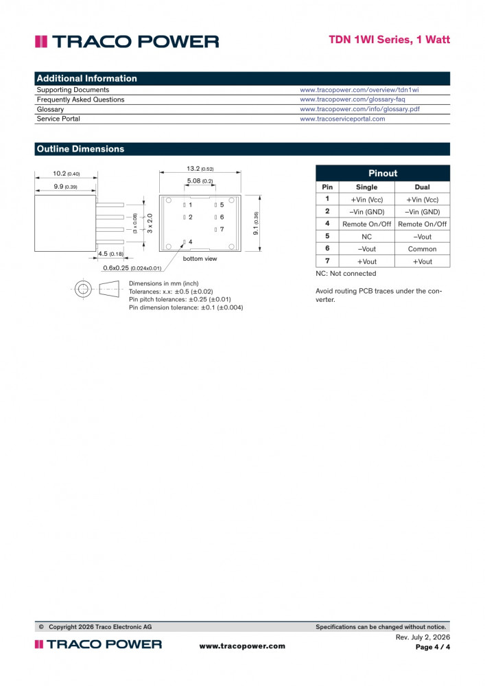 TDN 1WI documentation page 4