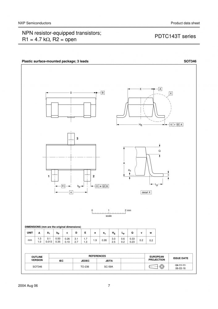 PDTC143T datasheet page 8