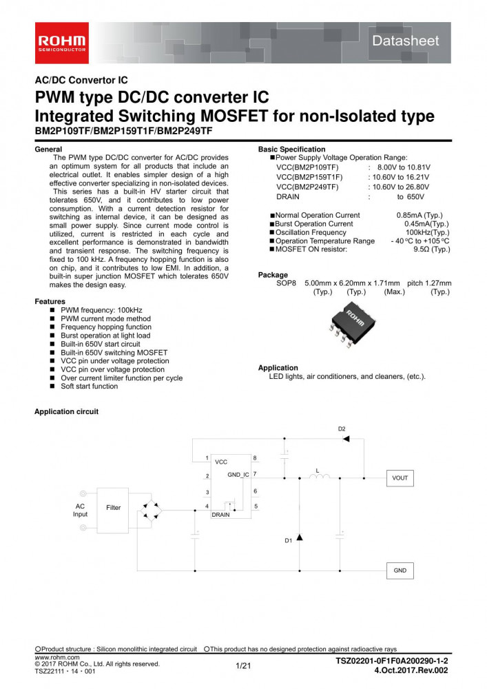 BM2P159T1F-E2 document page 1